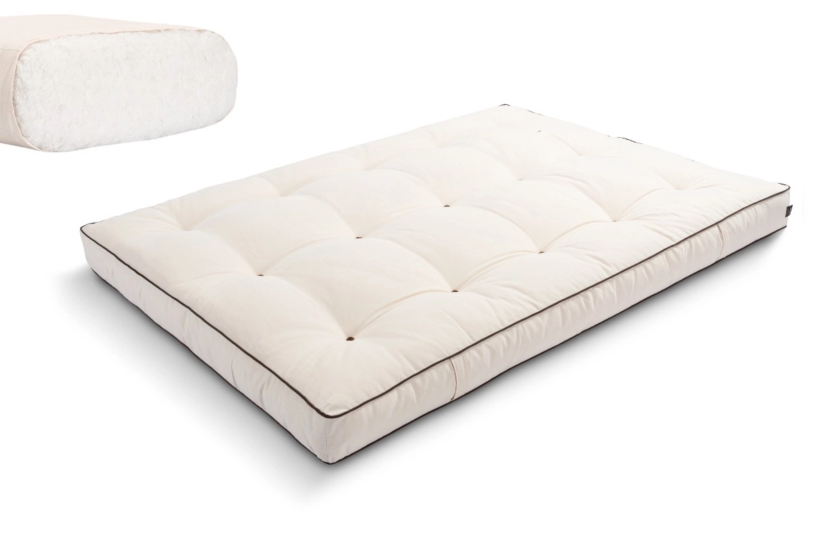 Matratze Futon 140x200 - Pascall Medium Natural Kedro Ecru